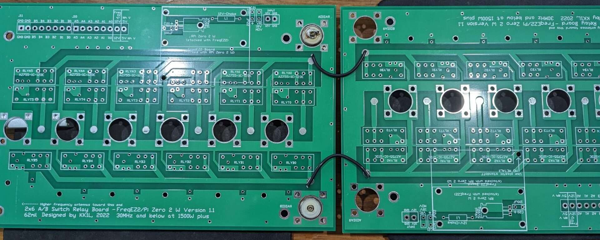 2×6 Relay Board - KK1L Contest Gear